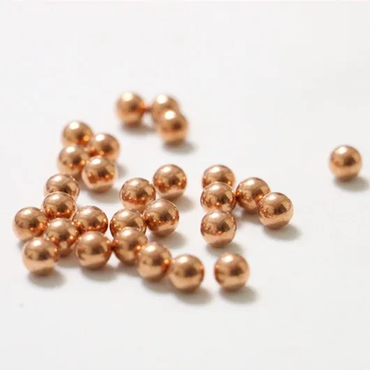 Solid 2mm 3mm 99.9% Pure Copper Balls For Bearing - Buy Copper Balls ...