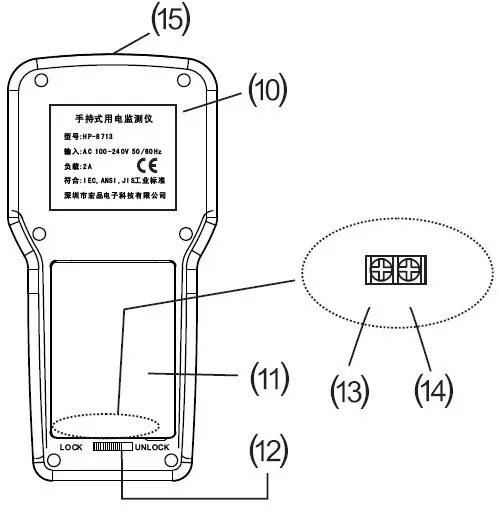 HOPI HP-9800 Handheld Power Meter - Precision & Portability
