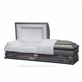 Funeral Casket Grey Color Caskets Made In China - Buy Caskets Made In ...