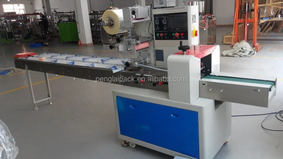 Lollipop Ball Flat Horizontal Chicken Flow Pack Wrapping Machine ...