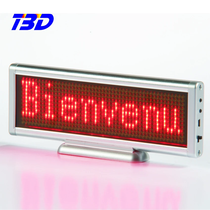 Programmable Moving Mini Led Desk Display - Buy Programmable Led Desk ...
