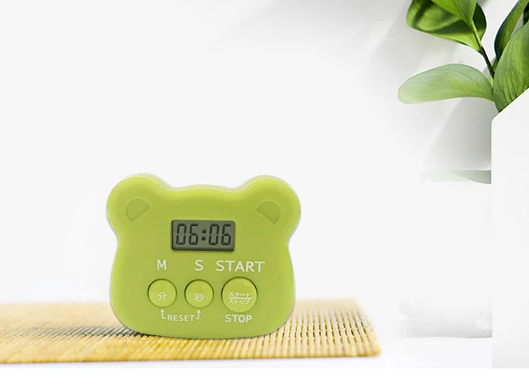Cute Animal Lcd 3 Buttons 99'59'' Digital Frog Timer With Magnetic ...
