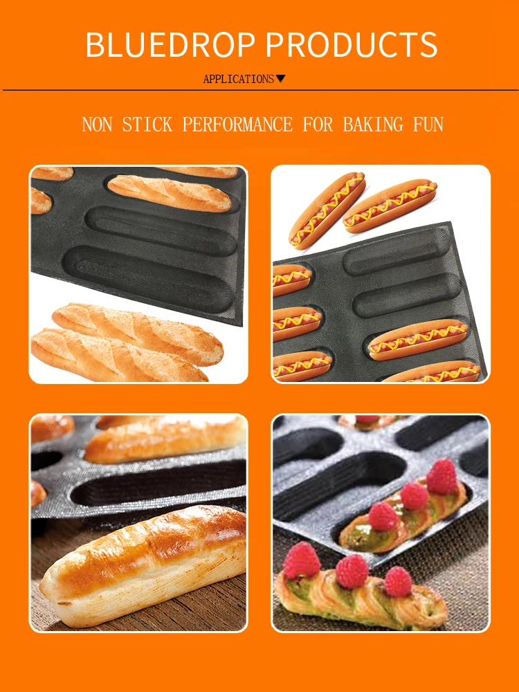 Silicone Forms For Baking Plant Bread Molds For Baking Stores Oblong ...