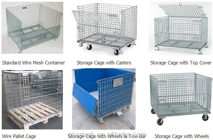 Foldable Stackable Container Pallet Steel Pallet Stillage - Buy Metal ...