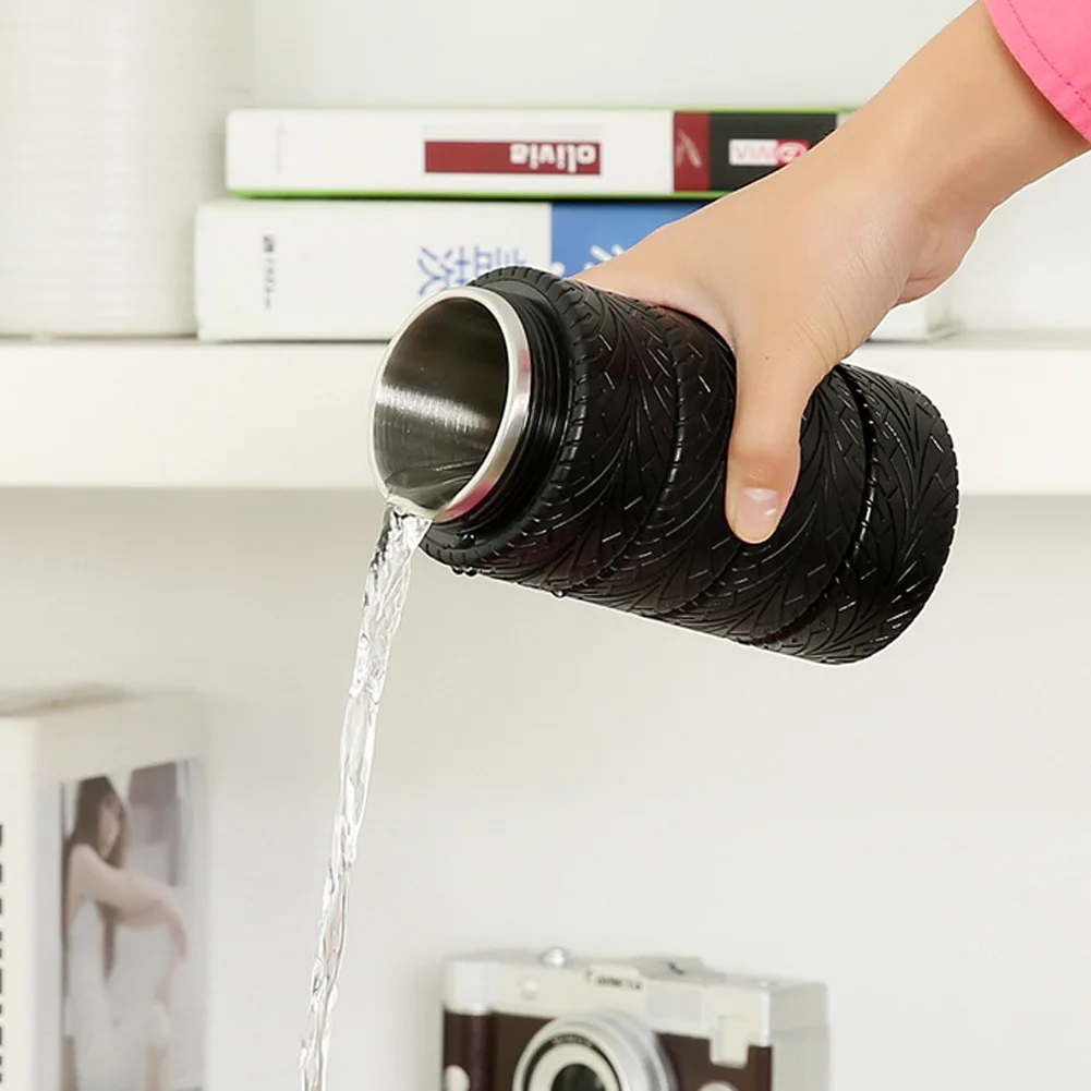 Uchome New Novelty Car Wheel Coffee Cup Creative Stainless Steel Tire ...