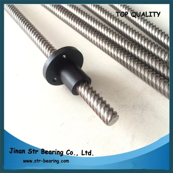 Trapezoidal Screw Lead Screw Threads 8mm 10mm With Pom Nylon Nut - Buy ...