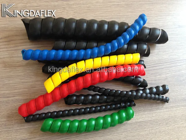 High Temperature Resistance Spiral Cable Wrap Hydraulic Hose Protector ...