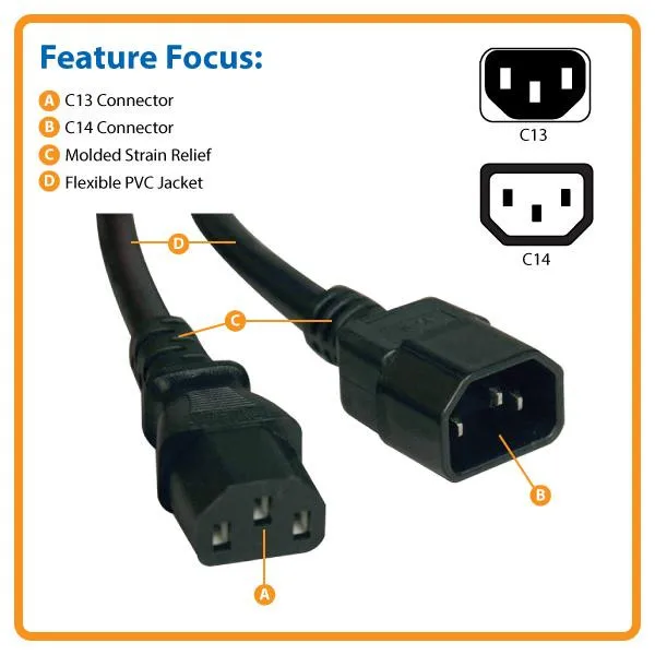 10a250v Cable 220 230v 50hz 240v Main C13 C14 Connector Types Source ...