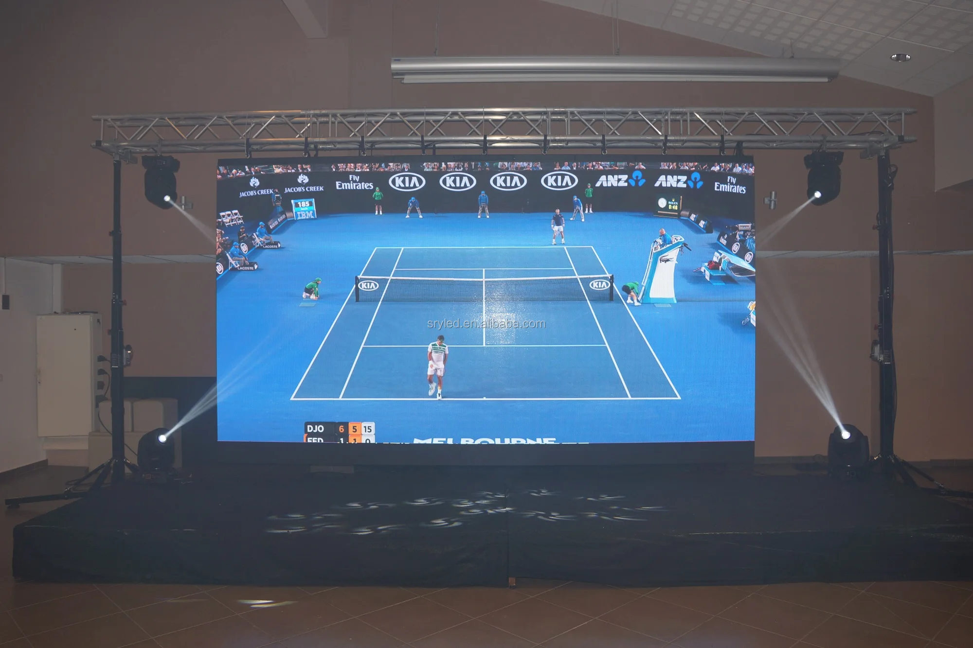 P3.91 Indoor Portable Led Screen Rental Led Display For Stage - Buy ...