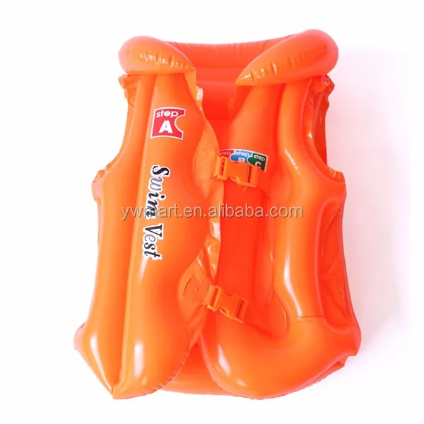 Summer Water Safe Pvc Inflatable Life Vest For Kids - Buy Inflatable ...