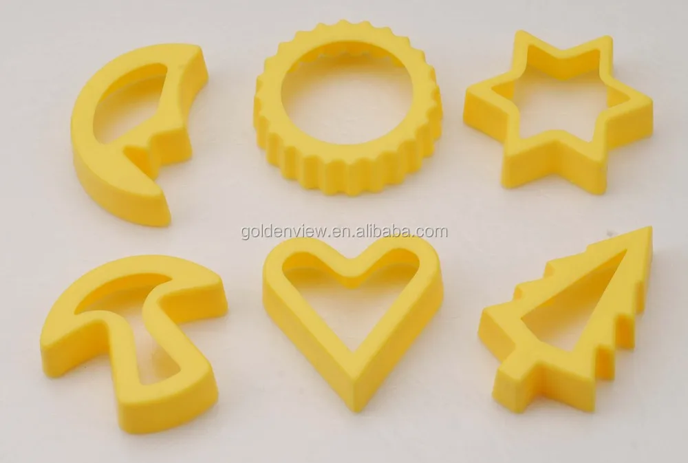Cartoon Cute Children Plastic Pizza Slice Shape Cookie Cutters Cake ...