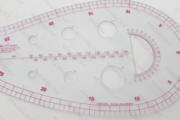 Kearing Sewing 60cm Uppor Arm Curve Ruler,Flexible Pvc French Curves ...