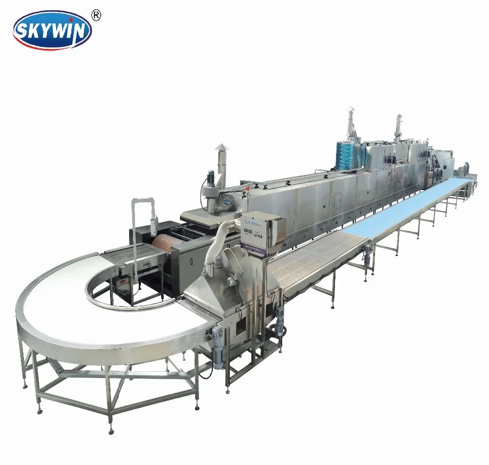 Skywin Industrial Gas Bakery Oven Cookie Biscuit Making Machine Baking ...