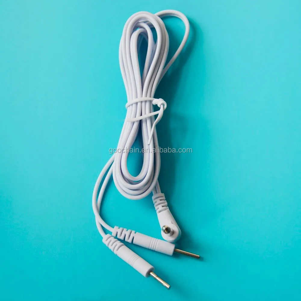 Universal Tens Unit Electrode Cables With 2.5mm 2pin Connectors For ...
