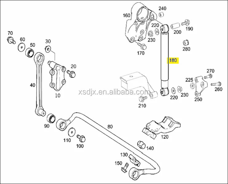 Spares For Mercedes Atego Parts Shock Absorber - Buy Spares For ...