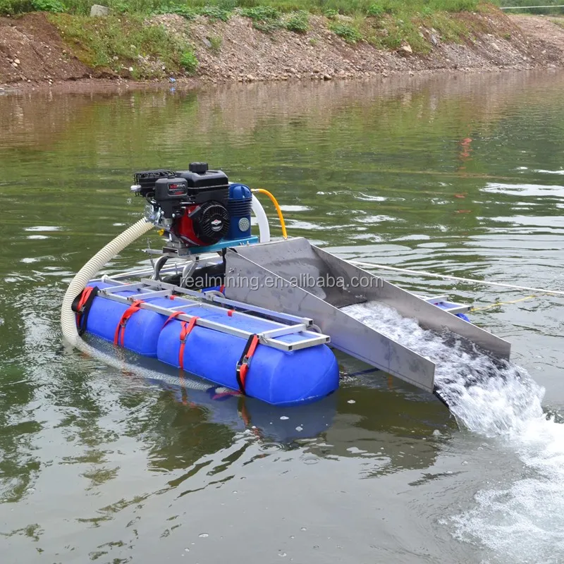 Sand Suction Pump Pontoon Type Mini Dredge for Gold Mining