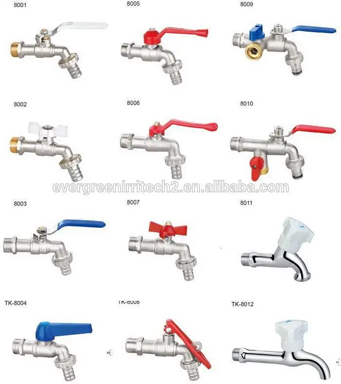 Brass Bibcock Valve Water Tap Thread Faucet - Buy Brass Bibcock Valve ...