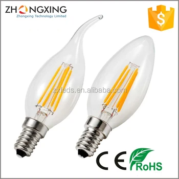 Led Filament C35 C32 C45 Filament Lamp 220v 110v Dimmable 2w 4w 6w E14 ...