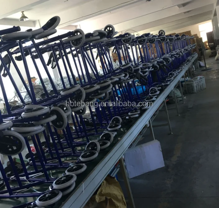 Disabled Elderly Folding Shopping Cart, Shopping Rollator Walkers ...