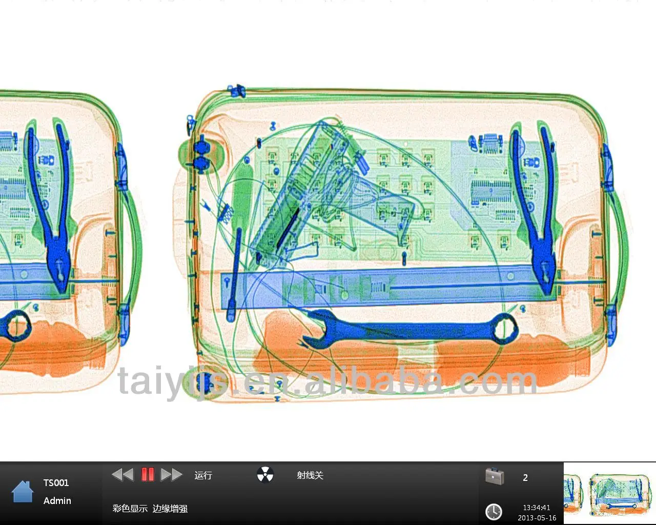 Aeropuerto de rayos x de equipaje scanner TE-XS10080-Seguridad Otros y ...