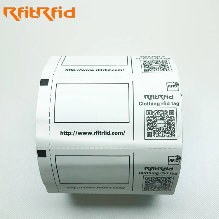 Rfid Uhf Blank 3m Adhesive Rfid Reusable Tags Sticker For Clothing ...