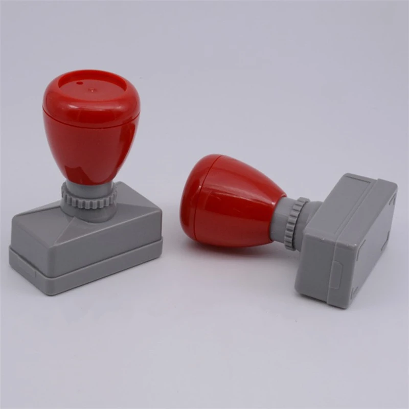 Plastic Self-inking Stamp Case Rubber Pad Material Supplies For Stamp ...