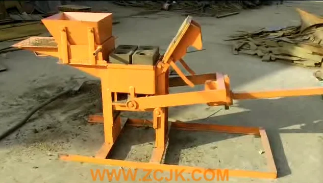 Zcjk Qtj2-40 Manual Clay/soil/mud/earth Interlocking Brick/block Making ...