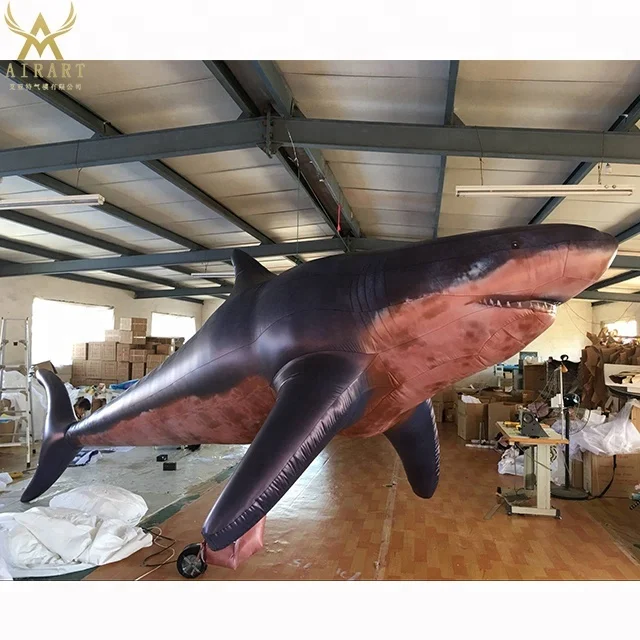 Customizable Giant Inflatable Shark Whale Balloon for Stage