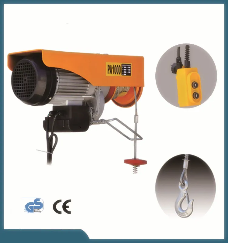 Portable Electric Hoist 250 Kg Mini Electric Crane Small Engine Hoist 3 ...
