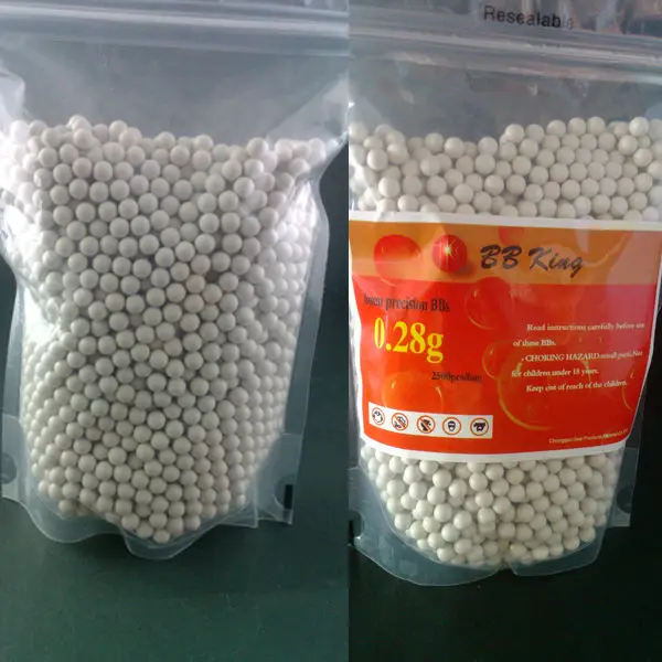 White/black 6mm Bb Bullet,Airsoft Plastic Balls For Tokyo Marui,Airsoft ...