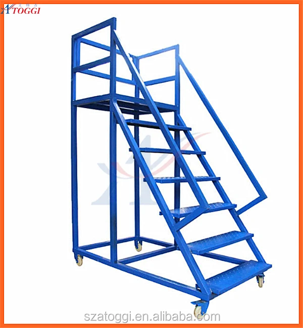 3.5m Platform Height Steel Folding Ladders - Buy Metal Ladder Ladder ...