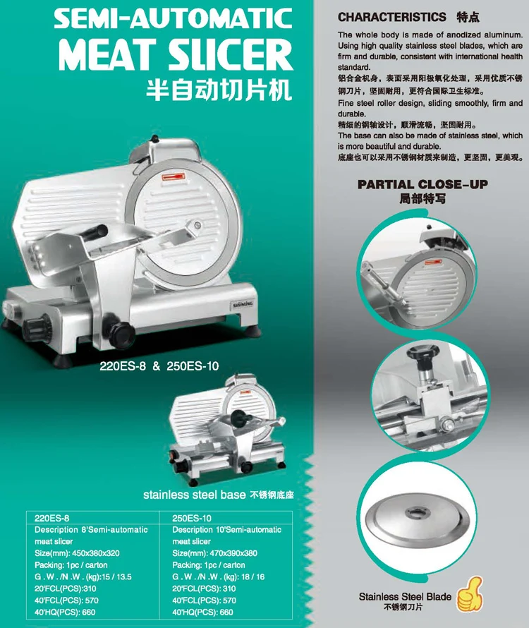 Intedge Automatic Frozen Machine Meat Slicer Parts - Buy German Meat ...