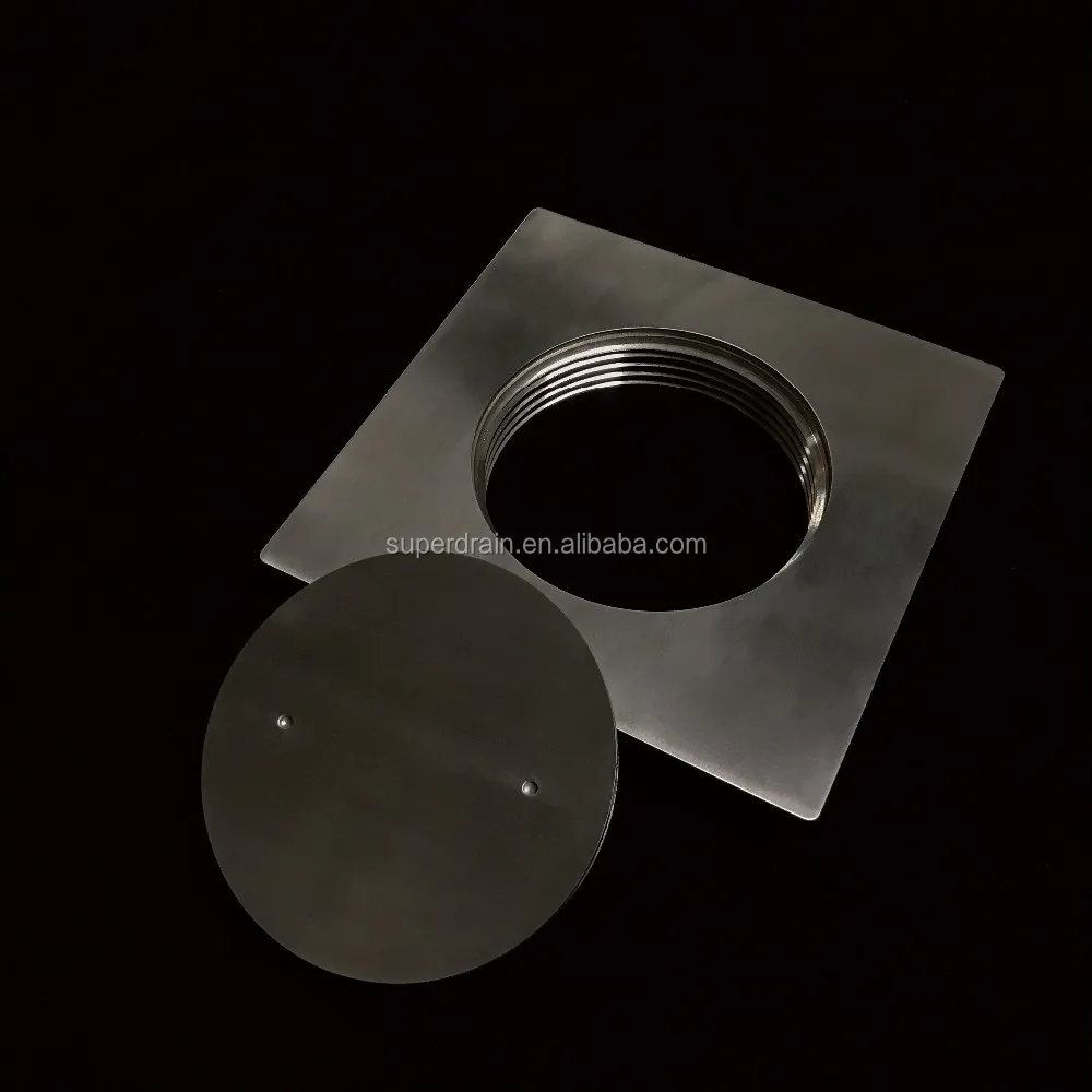 Brushed Stainless Steel Cleanout Screwed Blind Cover