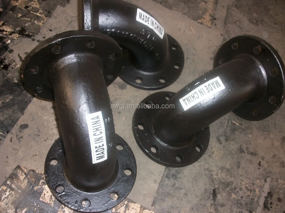 Dci Double Flanged Elbow 900,Pn 10 & Epoxy Coated - Buy Pipe Fitting ...