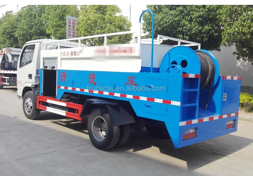 High Pressure Washer Truck Equipped With Water Pump And Water Sprinkle ...
