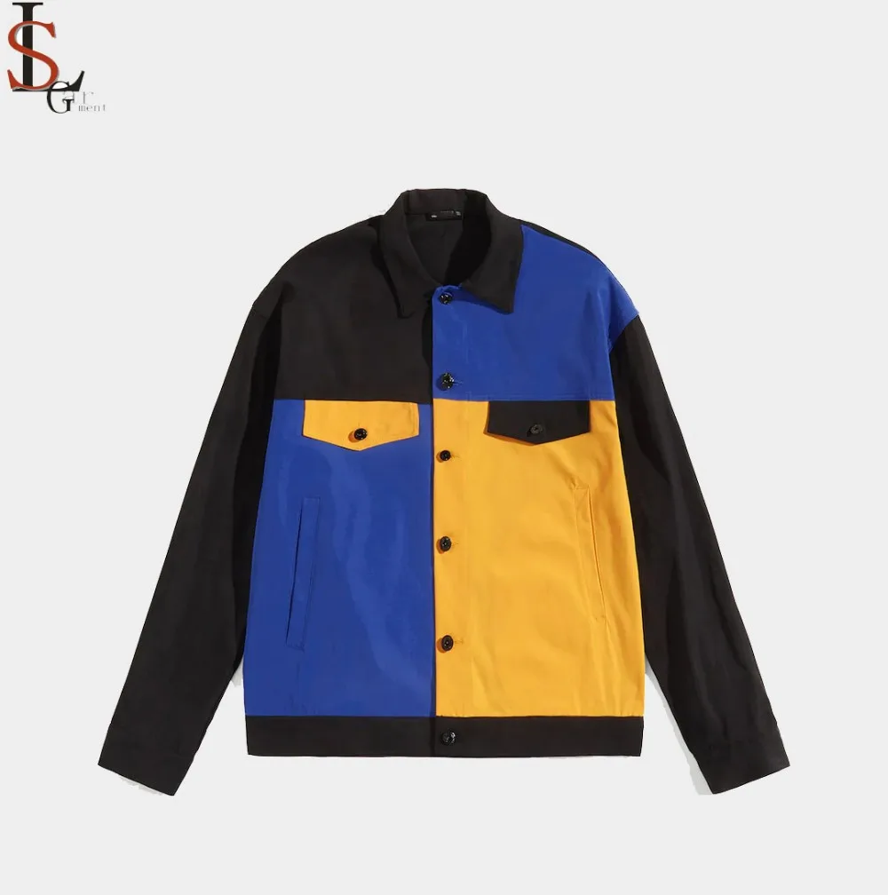 2019 The Cool Design Multi-color Twill Jackets For Men With Custom Logo ...