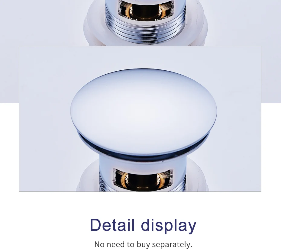 Bathroom Push Down Pop Up Waste Sink Basin Drain - Buy Push Down Pop Up ...