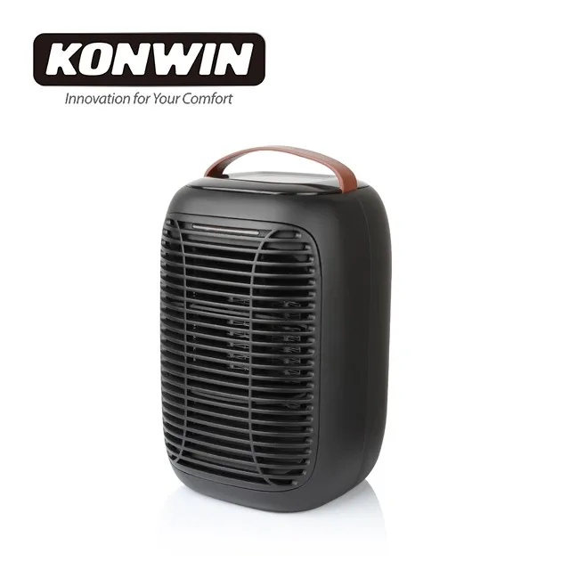 KONWIN Electric Space Heater PTC Ceramic - Adjustable Thermostat