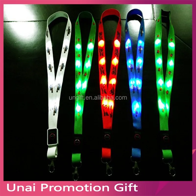 Led Neck Lanyard Glowing In The Dark Lanyard Light Up Lanyard Wholesale ...