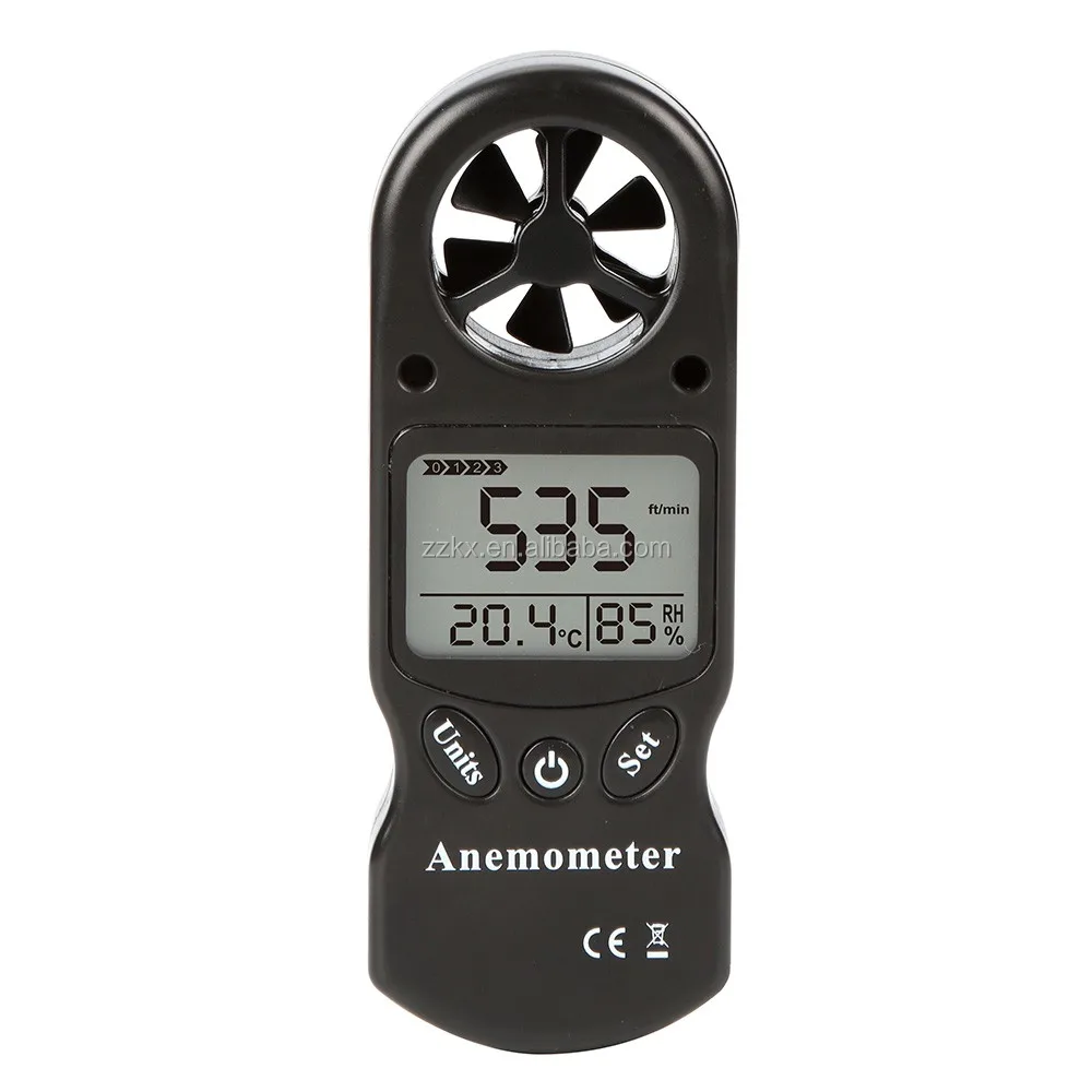 Tl-300 Wind Gauge Anemometer Environmentr With Humidity And Temperature ...
