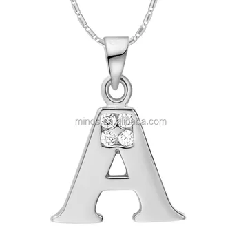 Alphabet Locket Designs,Alphabet Initial Letter Pendant Necklace With ...