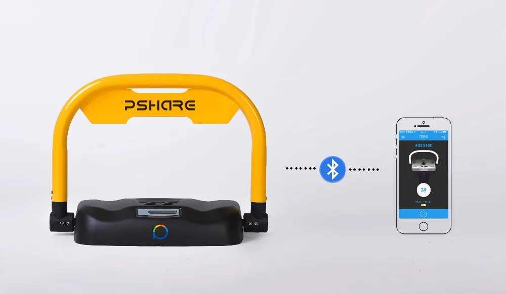 Bluetooth Smart Parking Lock With Automatic Rise Function,Controlled By ...