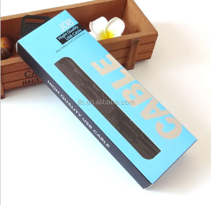 Custom Usb Cable Packaging Paper Packing Boxes With Hanging Hole - Buy ...