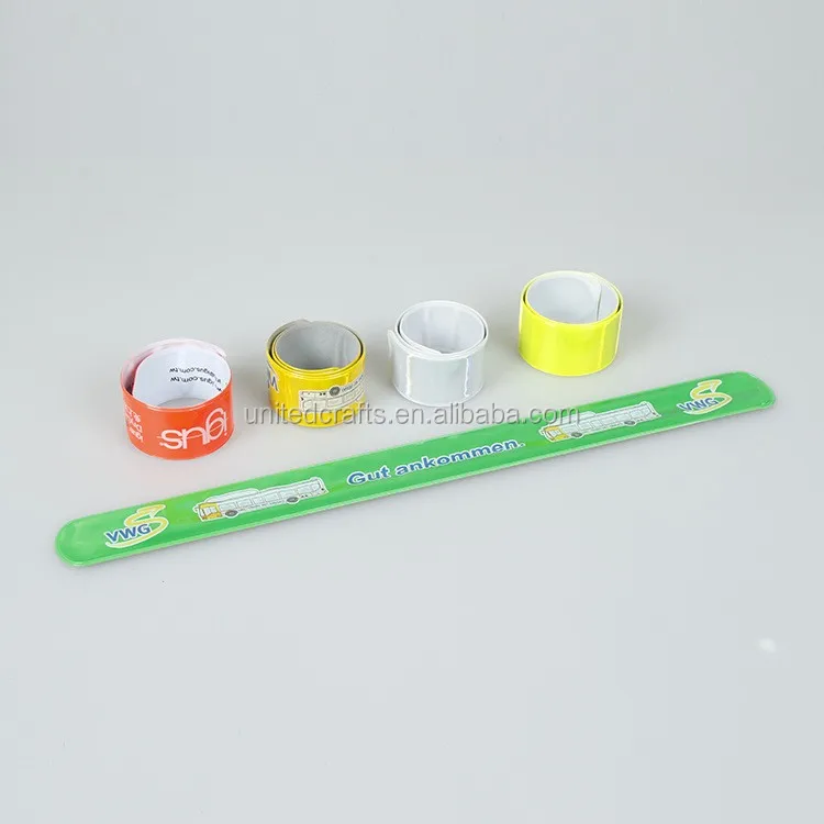 Customized Reflective Slap Bands Cartoon Kids Slap Bands Reflective ...