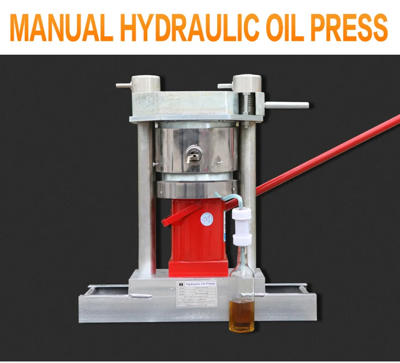 Small Am0-50t Manual Operating Hydraulic Sesame Oil Mill Walnut Oil ...
