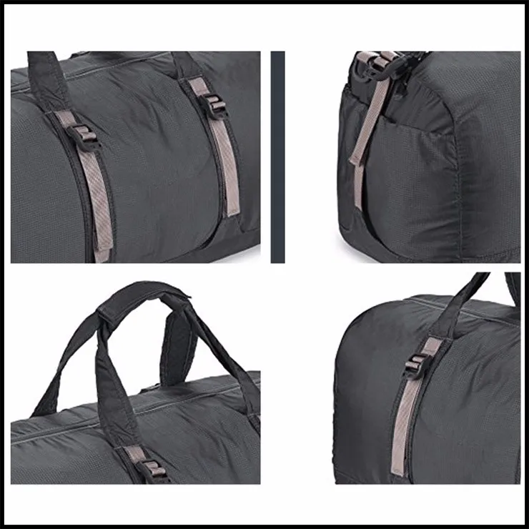 Ultra Lightweight Nylon Gym Sports Bag - Foldable & Waterproof