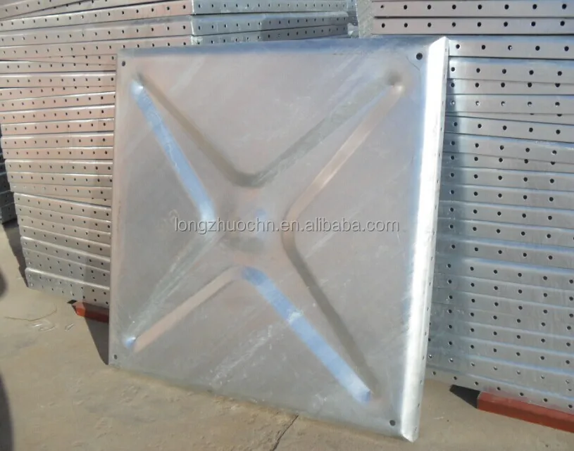 Galvanized Steel Water Tank Panels 4ft*4ft / Star Plate 1.22*1.22m ...