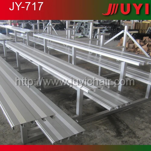 Jy-717 precio de fábrica de Metal exterior gradas plegable de aluminio ...