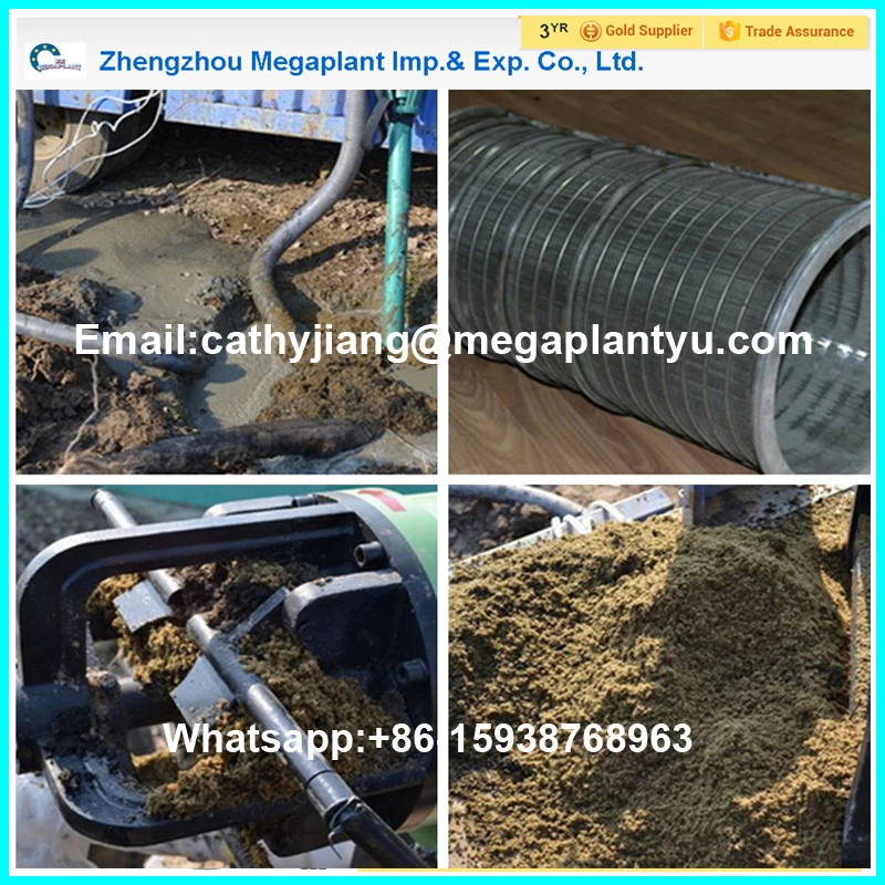 Sucked Pump Slurry Cattle Cow Manure Dewatering Separator
