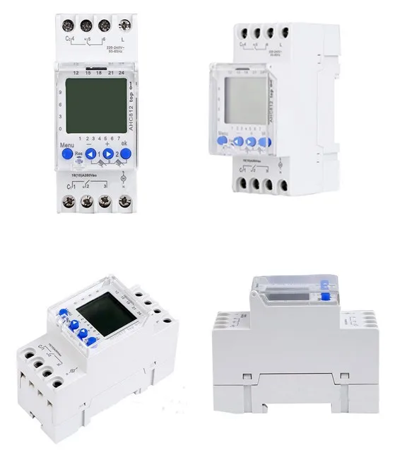 Ahc812 220v 2 Channels Weekly Programmable Digital Timer - Buy Digital ...